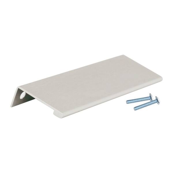 5 Pack Modern Edge Pull 5-1/32" Centers Stainless Steel Handle - Bed ...