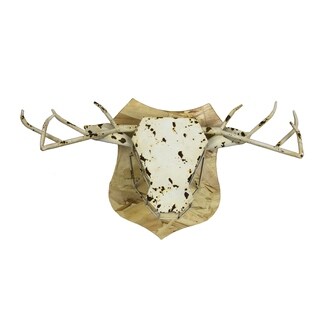 Sagebrook Home WM10162-02 Wall Mount Animal Head, Distressed White ...