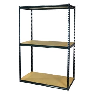 Shelving-Pro Boltless Shelving, 48 x 12 x 72, Double Rivet Z-Beams ...