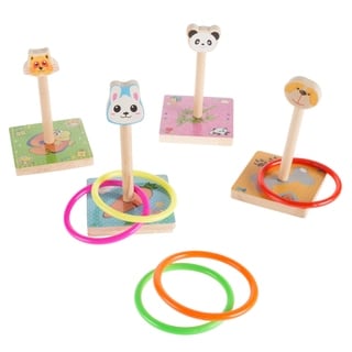 Kids Zoo Animal Ring Toss Game Set-Hey! Play! - Bed Bath & Beyond ...