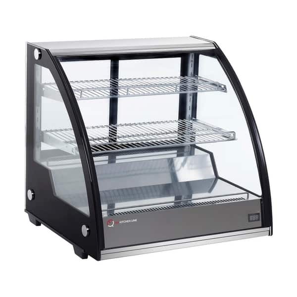 EQ Kitchen Line Black Display Commercial Refrigerator Bakery Countertop ...