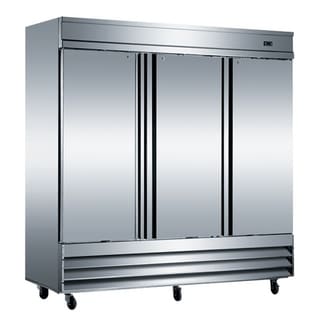 EQ Kitchen Line Stainless Steel Commercial 3-Door Reach-In Refrigerator ...
