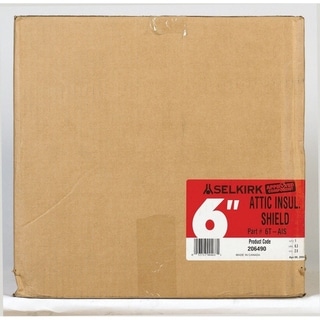 Selkirk 6 in. Dia. Steel Attic Insulation Shield Metallic - Bed Bath ...