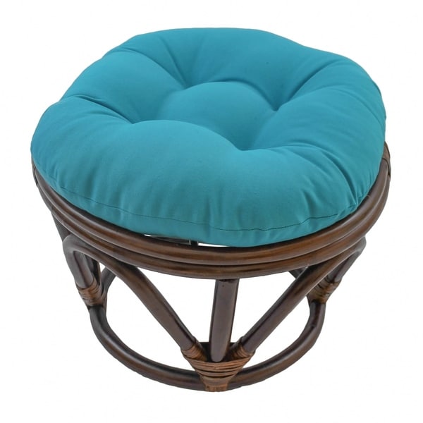 Papasan chair footstool store