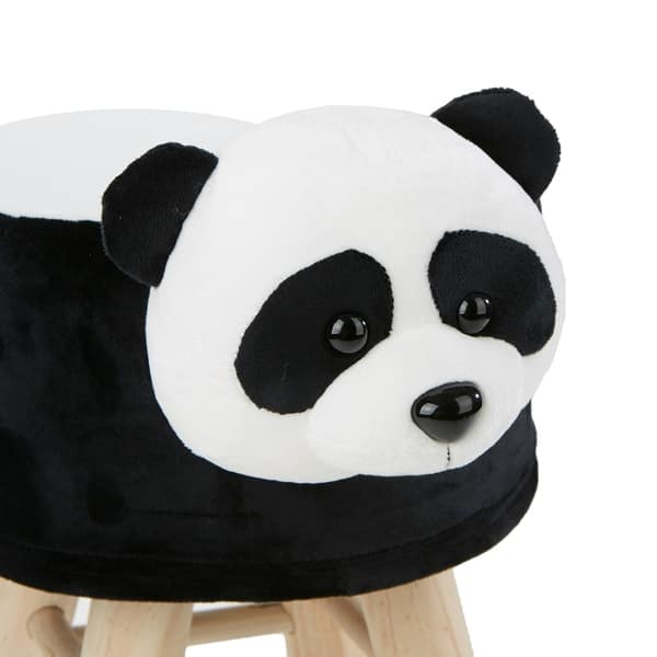 Mind Reader Children's Favorite Panda Animal Stool, Chair, Ottoman ...
