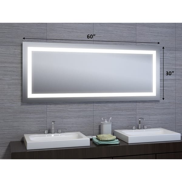 Monica 30"x60" LED Mirror with Motion Sensor - Bed Bath & Beyond - 21485407