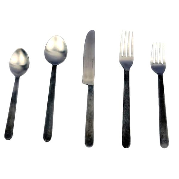 Inox Urban Design 20-piece Burnt Virgin 4-Person Flatware Set (As Is ...