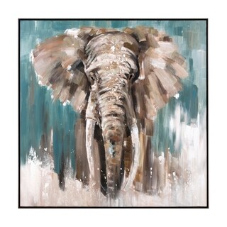 Sebastian Brown Oil on Canvas - Blue - Bed Bath & Beyond - 21506628