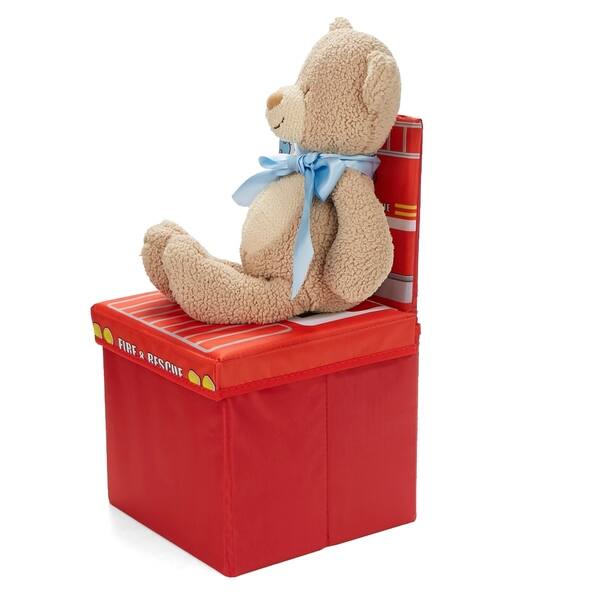 Mind Reader Children's Favorite Cartoon Storage Stool/Chair Fire ...