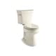 Kohler Highline Comfort Height Two-Piece Elongated 1.6 GPF Toilet with ...