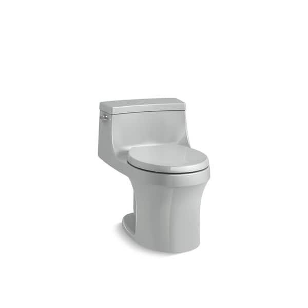 Kohler K-4007 San Souci One-Piece Round-Front 1.28 GPF Toilet with ...