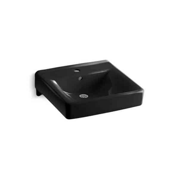 Kohler Soho® 20" X 18" Wall-Mount/Concealed Arm Carrier Bathroom Sink ...