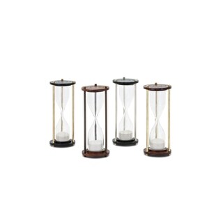 Wooden Base Sand Timers Assortment of 4 Multicolor - Bed Bath & Beyond ...
