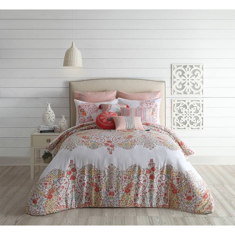 Jessica Simpson Sabine Comforter Set - Overstock - 21543193