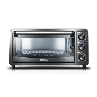 Toshiba 6 Slice Toaster Oven, Black Stainless Steel - Bed Bath & Beyond ...