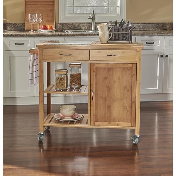Talon Bamboo Kitchen Cart - Bed Bath & Beyond - 21623971
