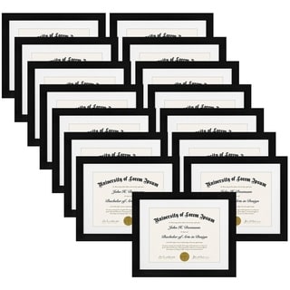Americanflat 15-Pack, 11x14 Document Frame - Made for Documents Sized 8 ...