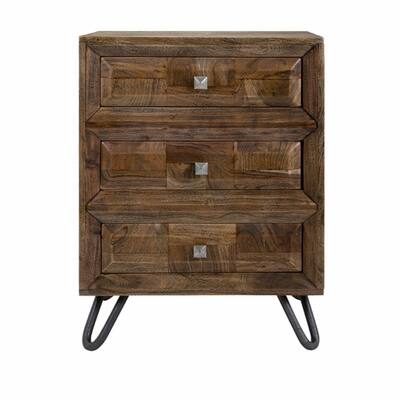 Spacious 3-drawer Side Table - Overstock - 21692146