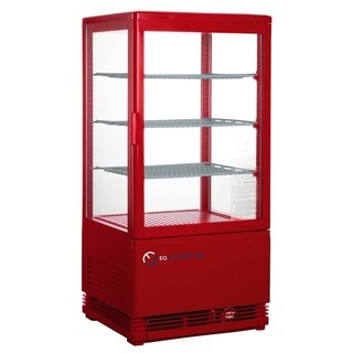 EQ Kitchen Line RT-68L Commercial Refrigerated Glass Beverage Display ...
