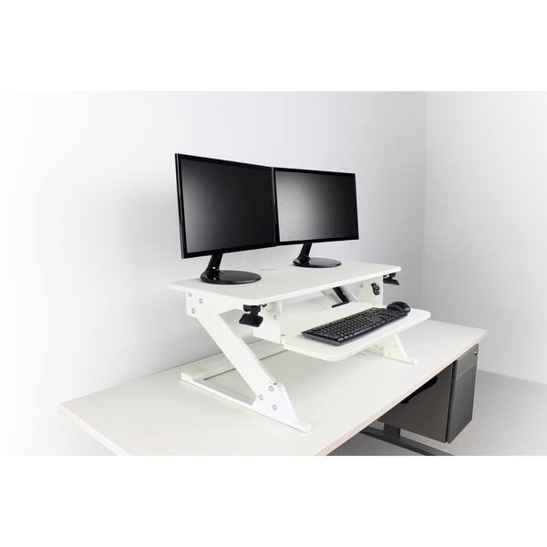 RightAngle HHS2335B-ST Helium Standing Desktop Converter, 24" x 36 ...