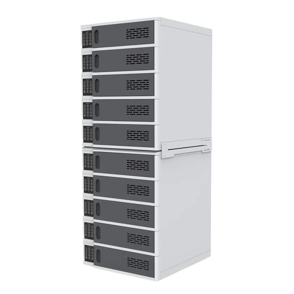 Offex 10 Bay Mobile Electronic Devices Charging Station Locker with ...