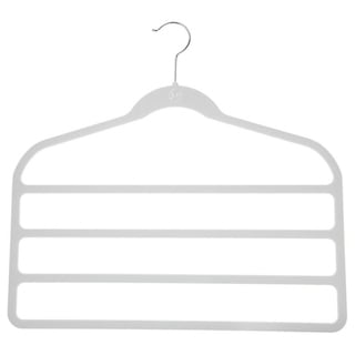 Joy Mangano Huggable Hangers 2pk Four Bar, White - Bed Bath & Beyond ...