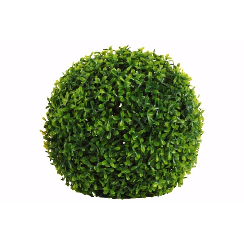 Polyurethane Round Topiary Effect Bush Ball Decor Large - Green ...