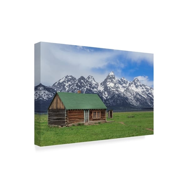Galloimages Online 'Mormon Row Log Cabin' Canvas Art - Multi-color ...