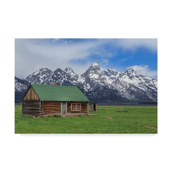 Galloimages Online 'Mormon Row Log Cabin' Canvas Art - Multi-color ...