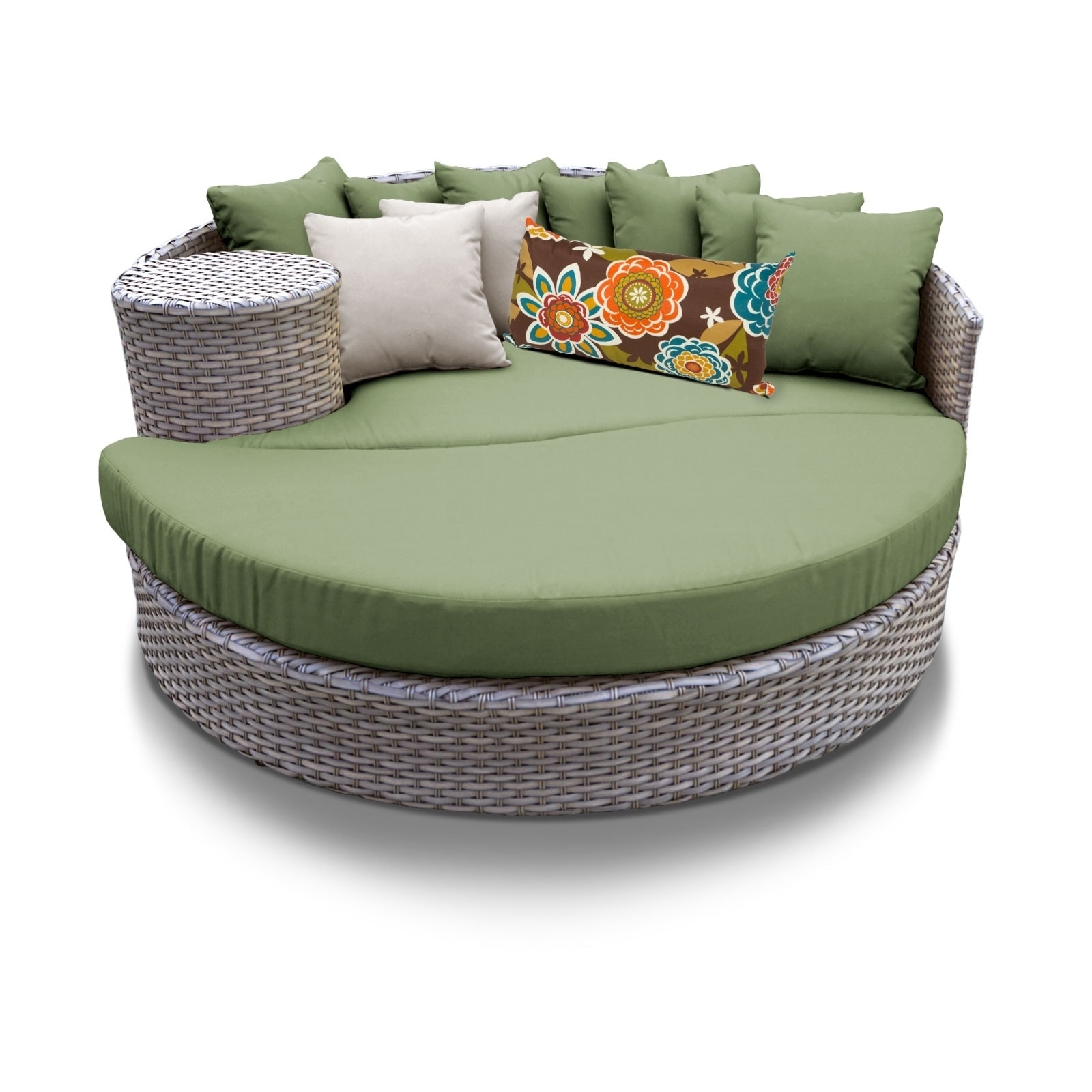 Courtyard Casual Taupe Eclipse Outdoor Expandable Daybed W/ Canopy ...