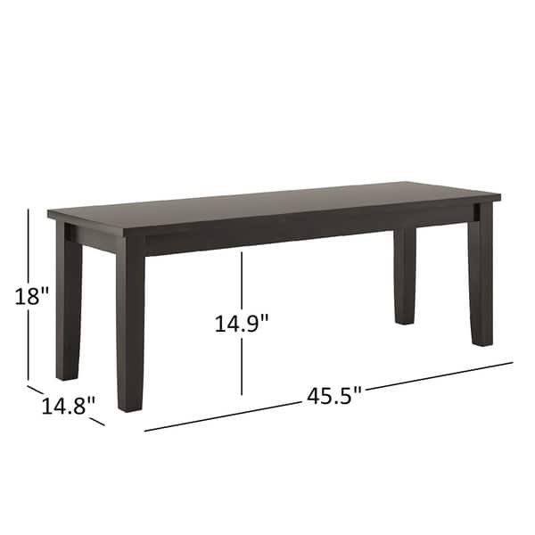 Wilmington II Rectangular Antique Black Breakfast Nook Set by iNSPIRE Q Classic - Bed Bath ...