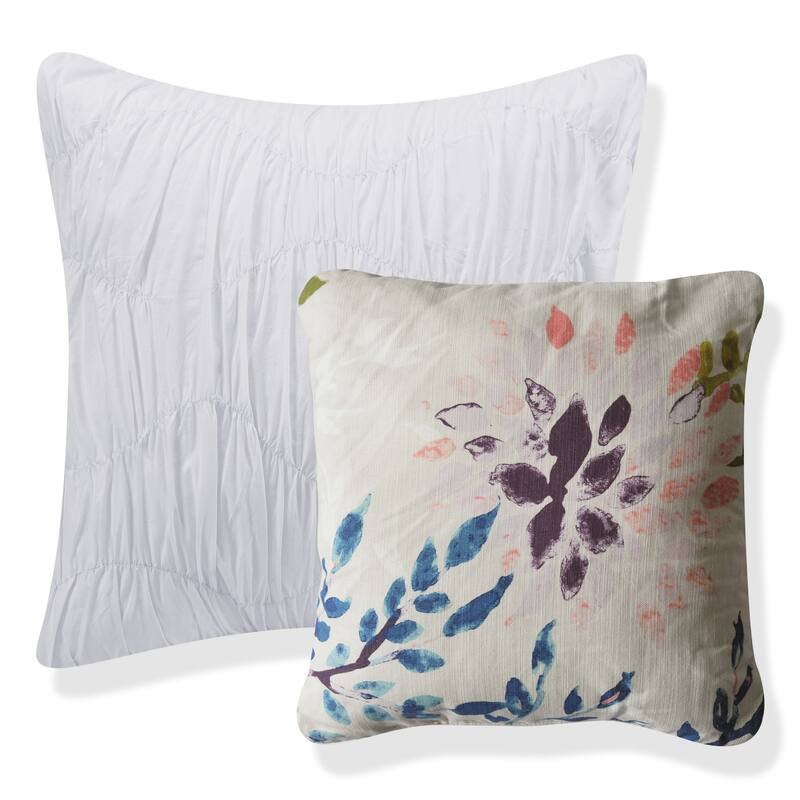 Style Quarters Dahlia Lane 7pc Comforter Set Cotton Multi Color Floral