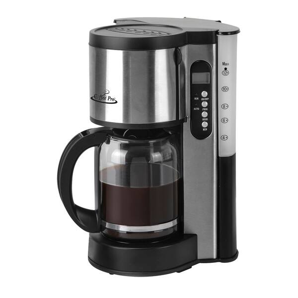 Coffee Pro CP-XQ679T Stainless Steel Drip Coffee Maker 10/12 Cup - Bed ...