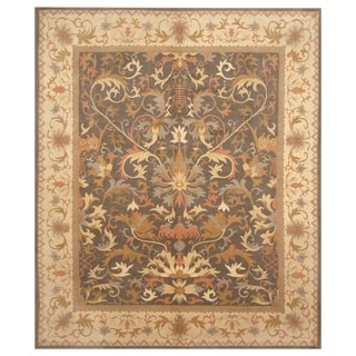 Handmade Tibetan Wool Rug (India) - 8' x 9'7 - Bed Bath & Beyond - 21884897