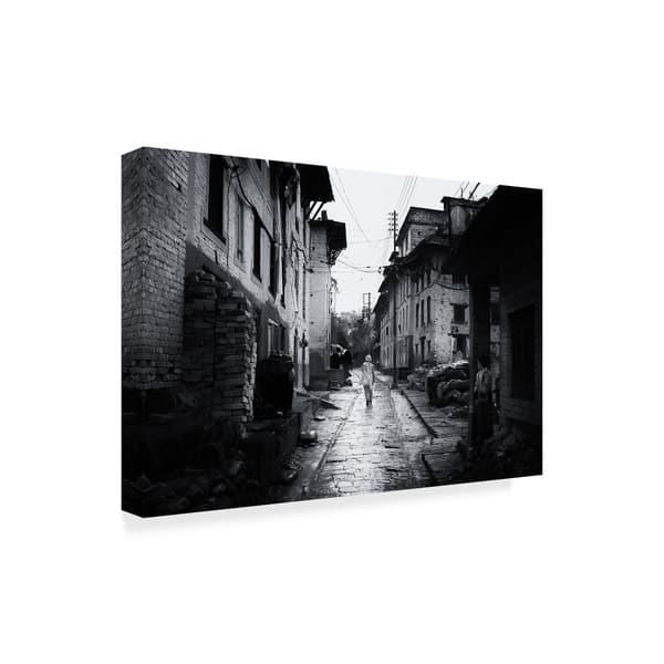 Rui Caria 'Down The Path' Canvas Art - Multi-color - Bed Bath & Beyond ...