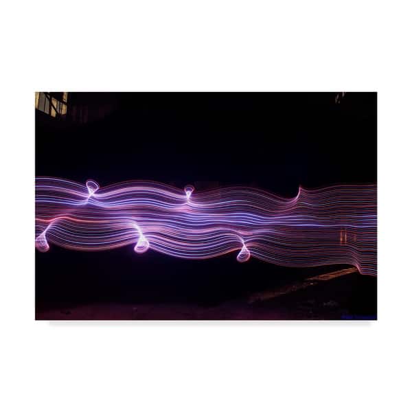 Ian Tornquist 'Warped Light Wall' Canvas Art - Multi-color - Bed Bath ...