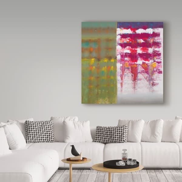 Hooshang Khorasani 'Color Storm Resonance' Canvas Art - Multi-color ...