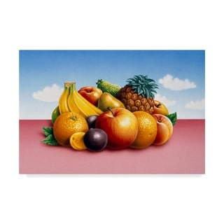 Harro Maass 'Fruit Under Clouds' Canvas Art - Multi-color - Bed Bath ...