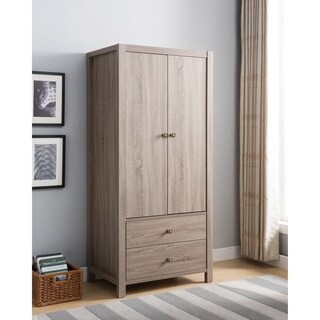 Copper Grove Gully Capacious 2-drawer Wardrobe with Metal Glides and ...