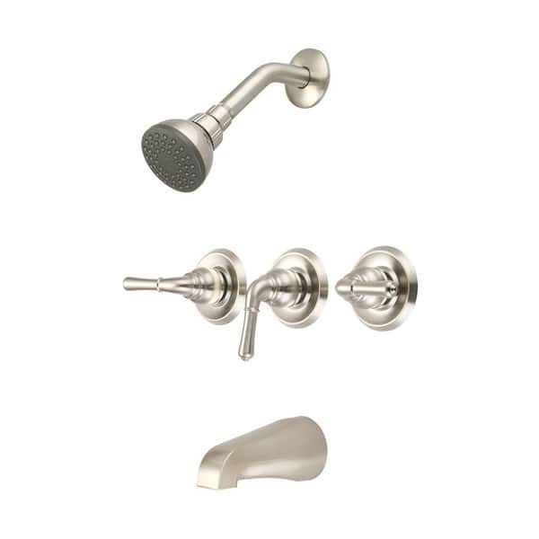 Three Handle Tub/Shower Set - Bed Bath & Beyond - 21933391