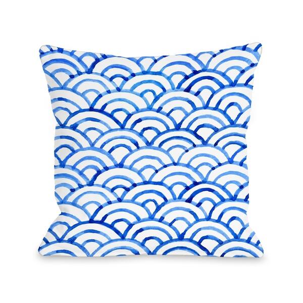 Scallop Ocean - Blue Pillow by OBC - Bed Bath & Beyond - 21934552