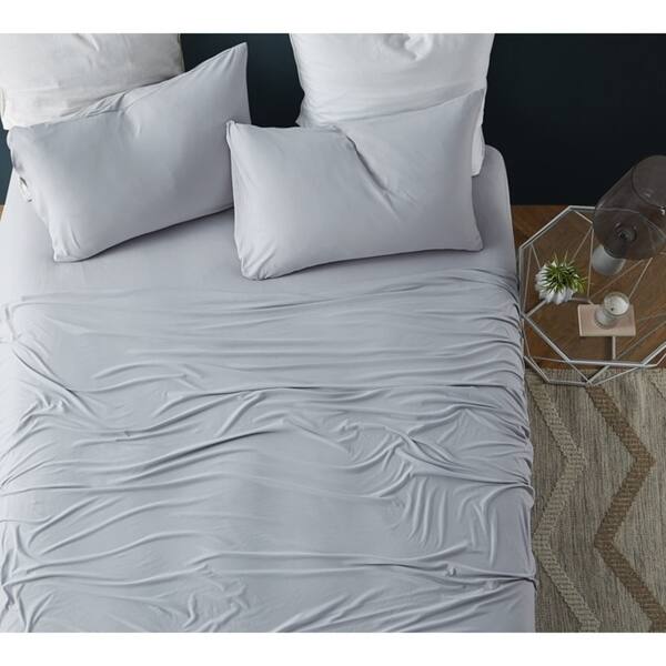 Bare Bottom Sheets - All Season - Tundra Gray - Bed Bath & Beyond ...