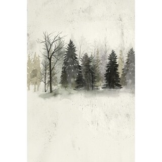 Textured Treeline II' Painting Print on Wrapped Canvas - Multi-Color ...