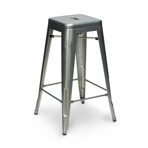 Mid-Century Modern Industrial Tolex Style Kitchen Island Counter Stool ...