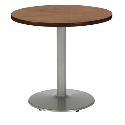 KFI Mode Round Top Multipurpose Table, Silver Base, Standard Height ...