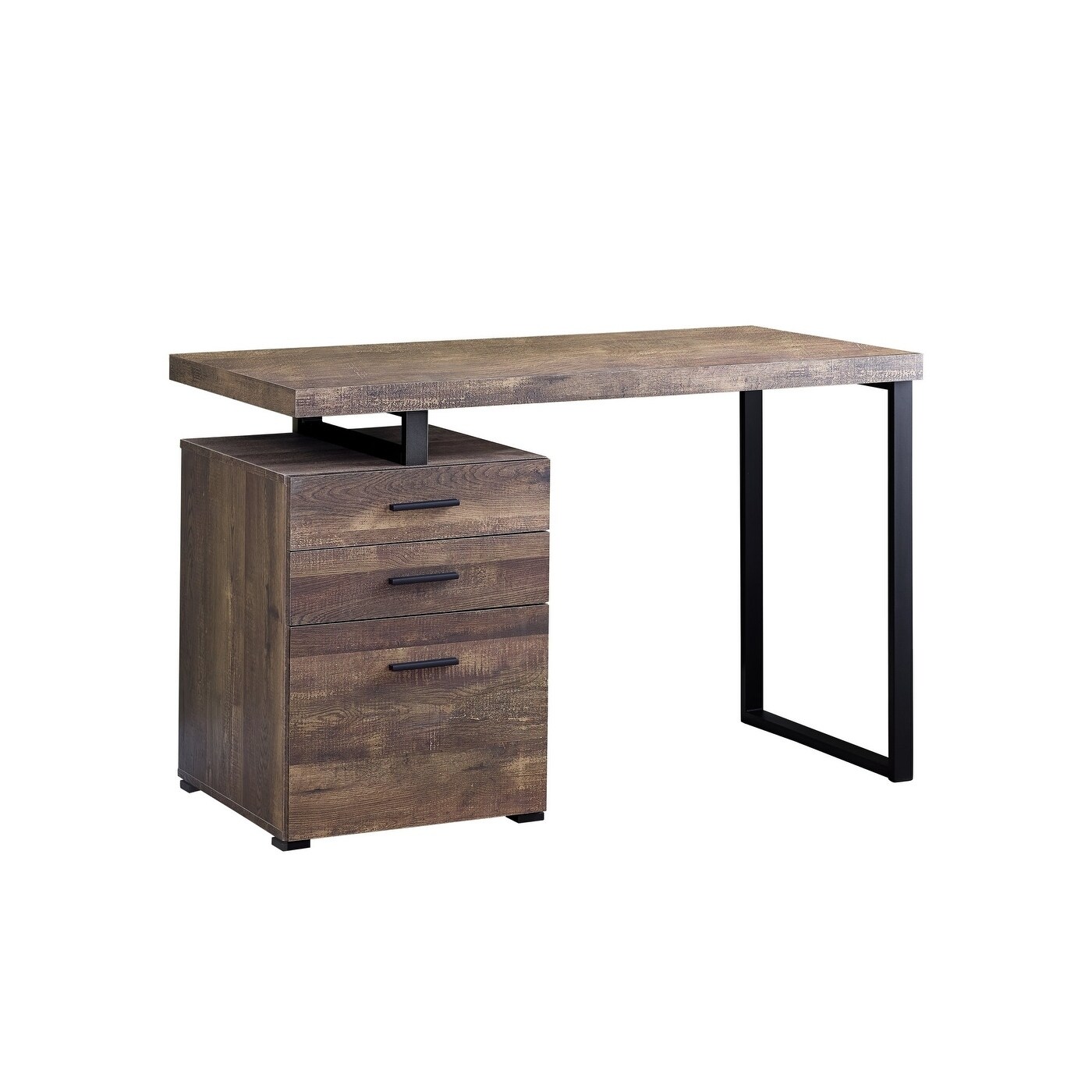 Computer Desk, Home Office, Laptop, Left, Right Set-up, Storage Drawers ...