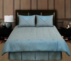 4 PIECE WAFFLE WEAVE COMFORTER SET - Bed Bath & Beyond - 4389240