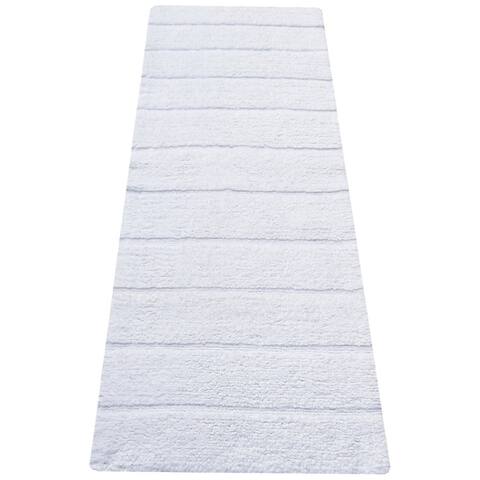 Light and Soft Cotton Bath Runner, White - 2' x 5' - Overstock - 22023955