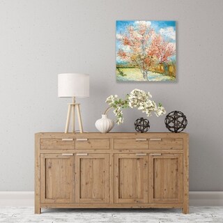 ArtWall Pink Peach Tree Wood Pallet Art - Bed Bath & Beyond - 22037535