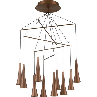 Nexus Satin Copper Chandelier - Overstock - 22038908